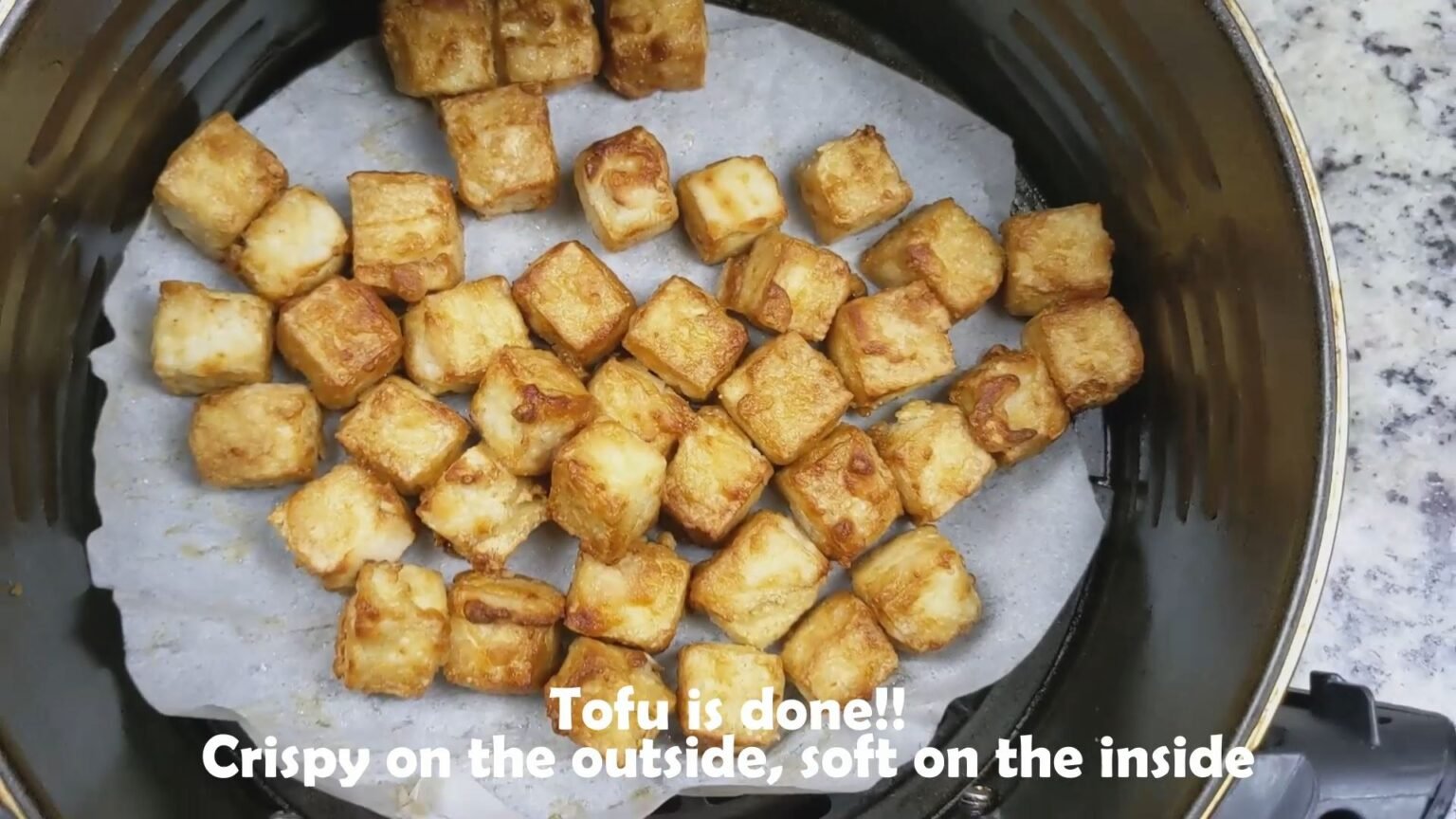 Air Fried Orange Tofu | Berry Berry Life
