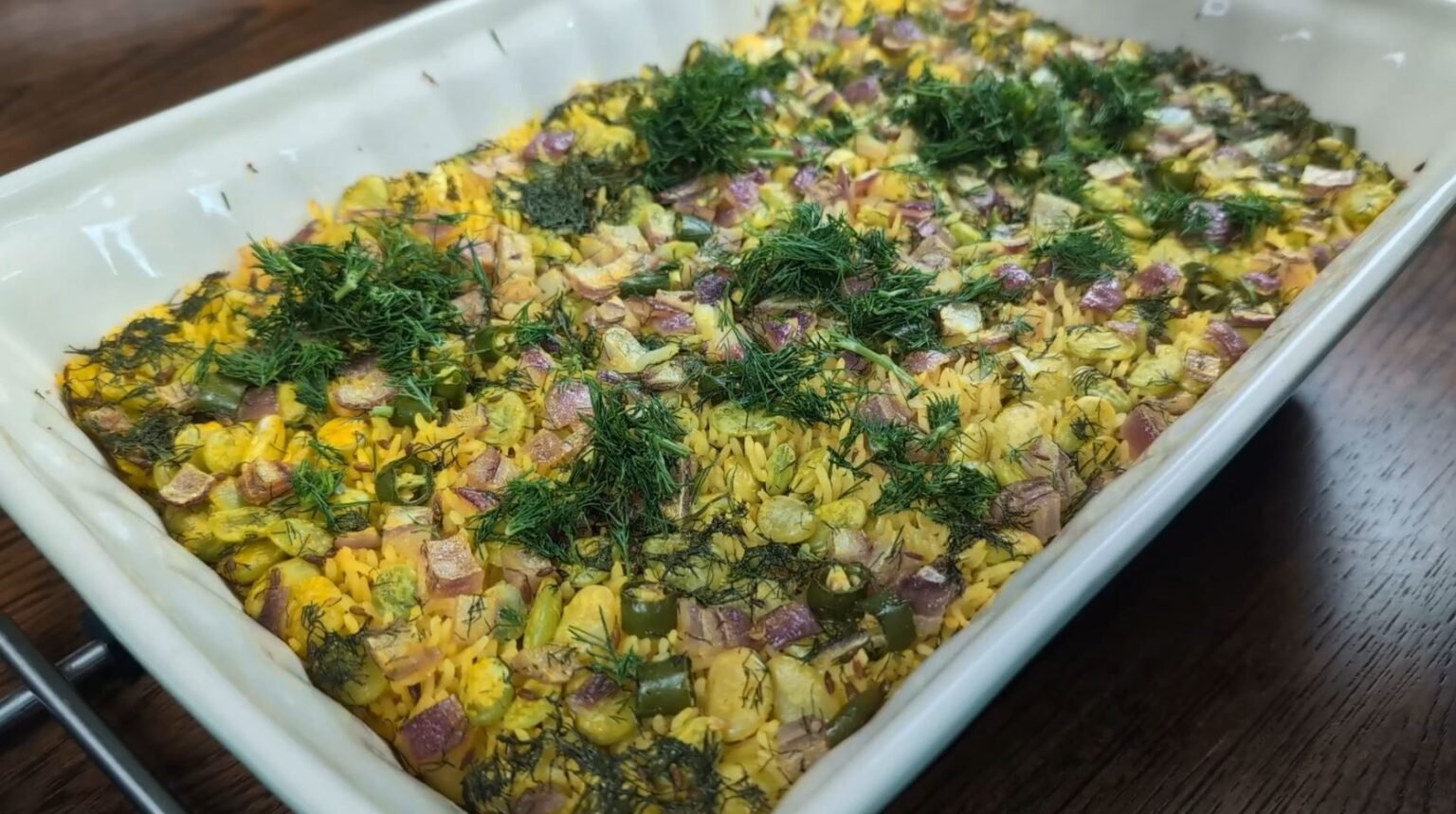 Baked Lemon Dill Rice | Berry Berry Life