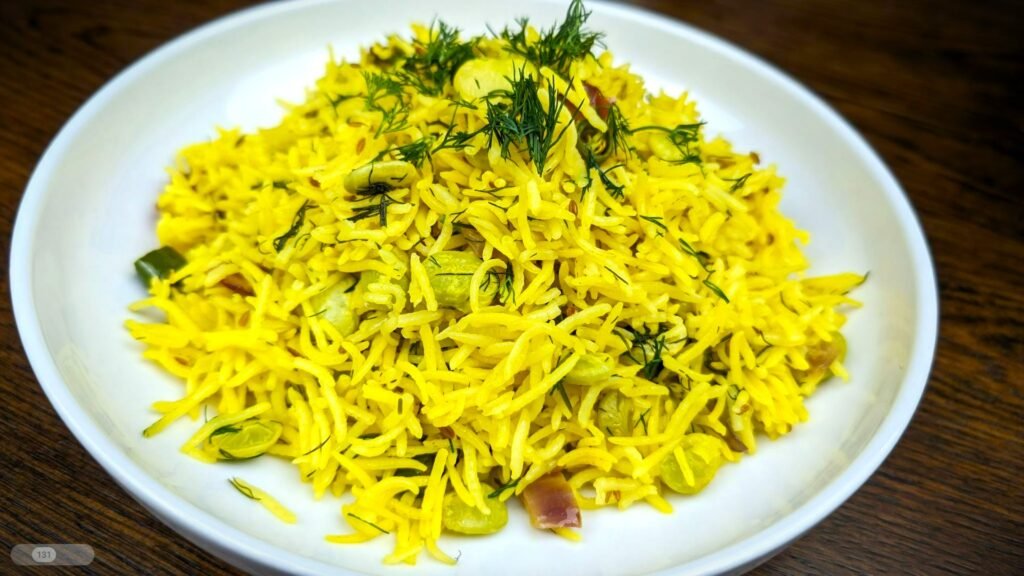 Baked Lemon Dill Rice | Berry Berry Life