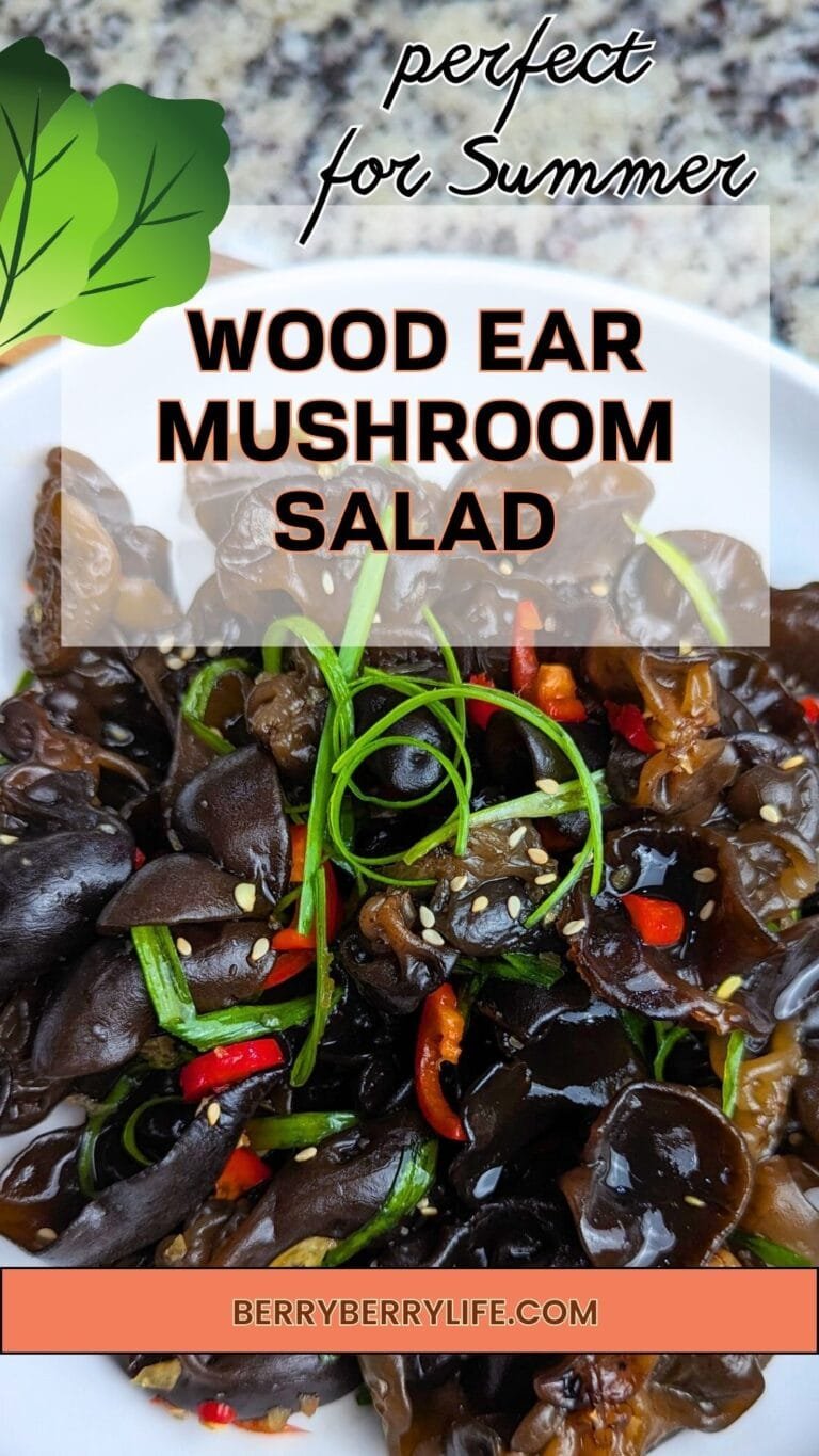 Wood Ear Mushroom Salad | Berry Berry Life