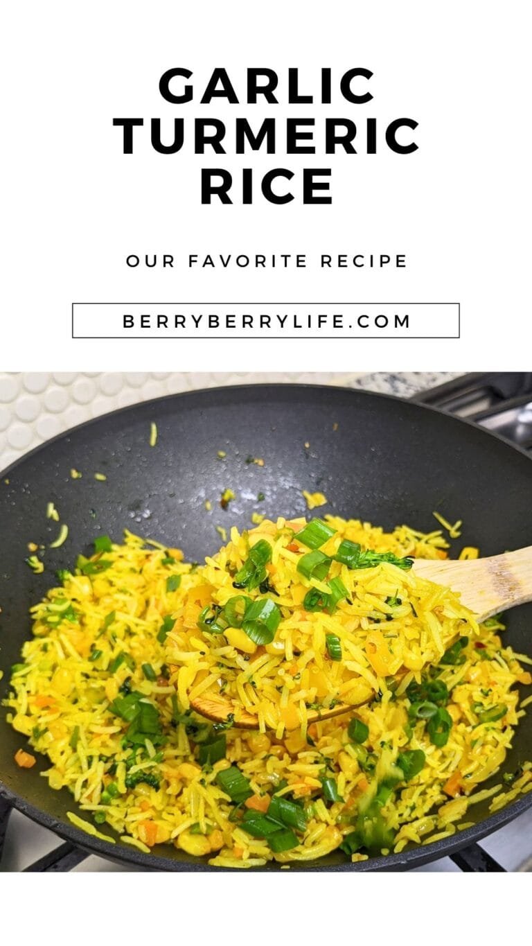 Garlic Turmeric Rice | Berry Berry Life