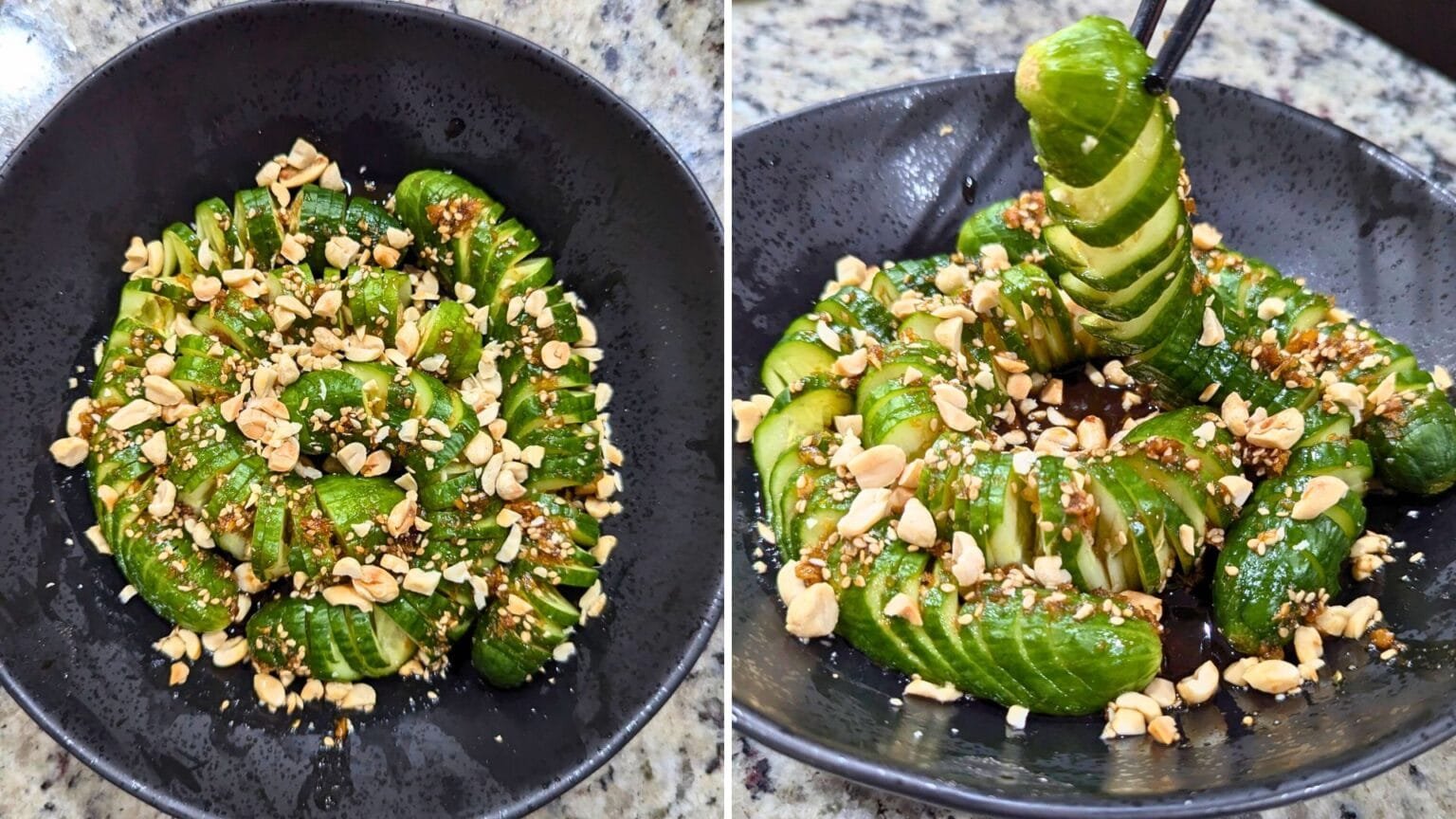 Wasabi Cucumber Salad | Berry Berry Life