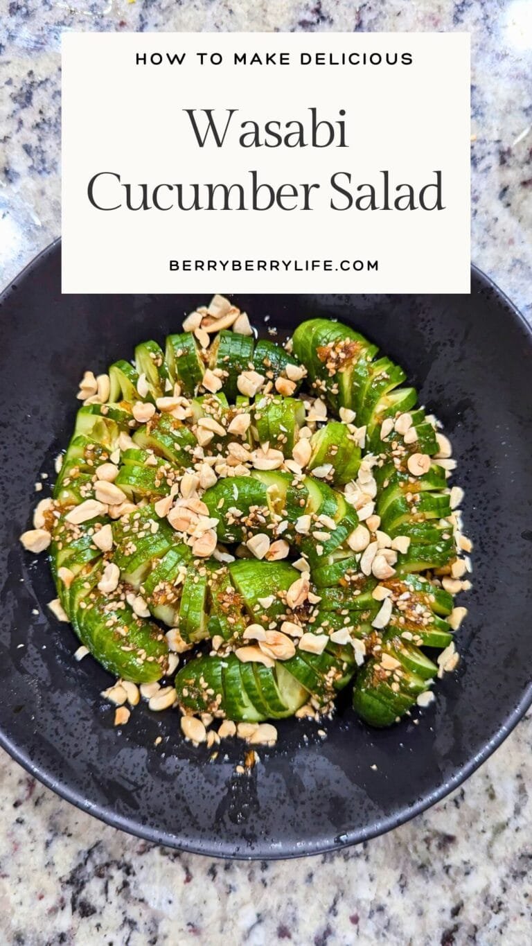 Wasabi Cucumber Salad | Berry Berry Life