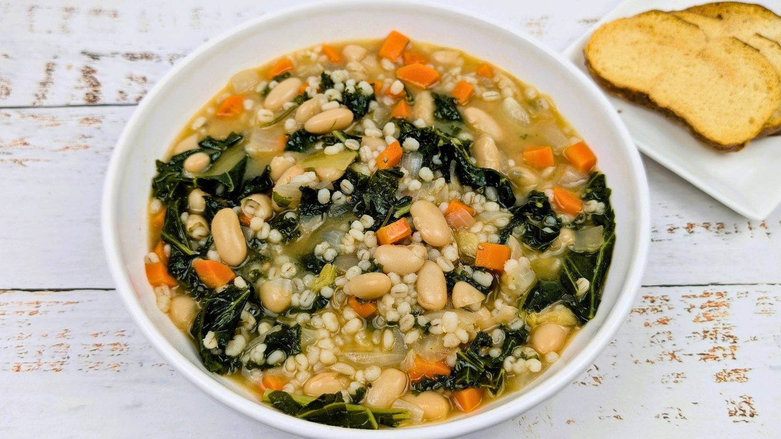 Tuscan Bean and Barley Stew with Kale: A Cozy Bowl of Comfort | Berry ...