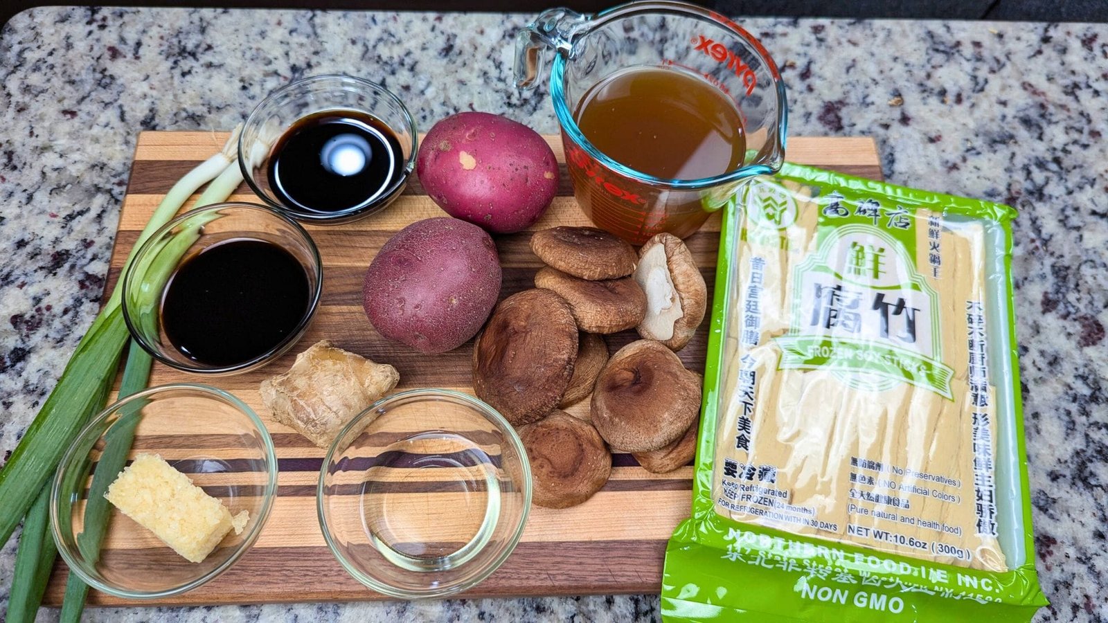 Vegan Braised Yuba with Mushrooms | Berry Berry Life