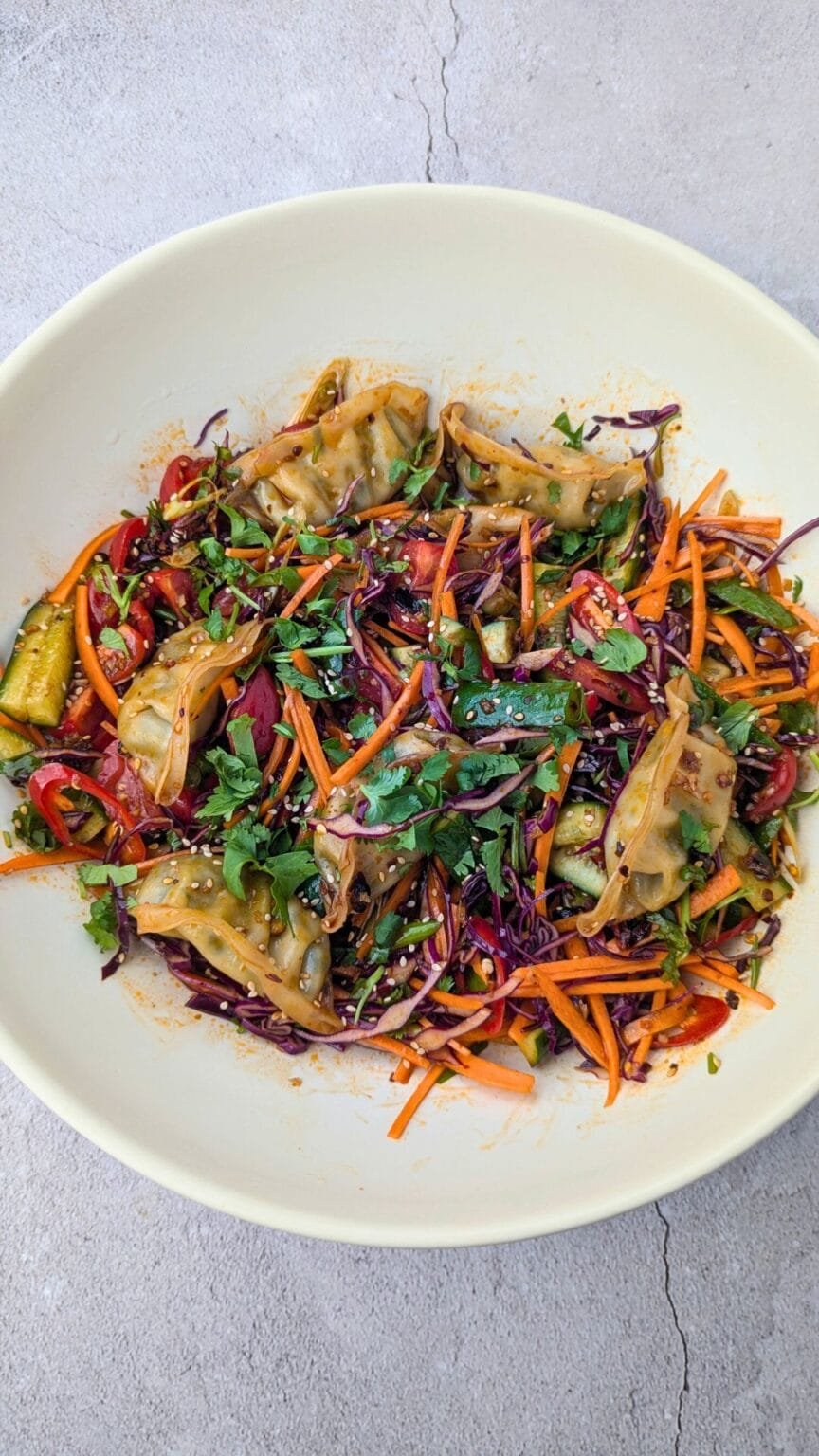 Dumpling Salad | Berry Berry Life